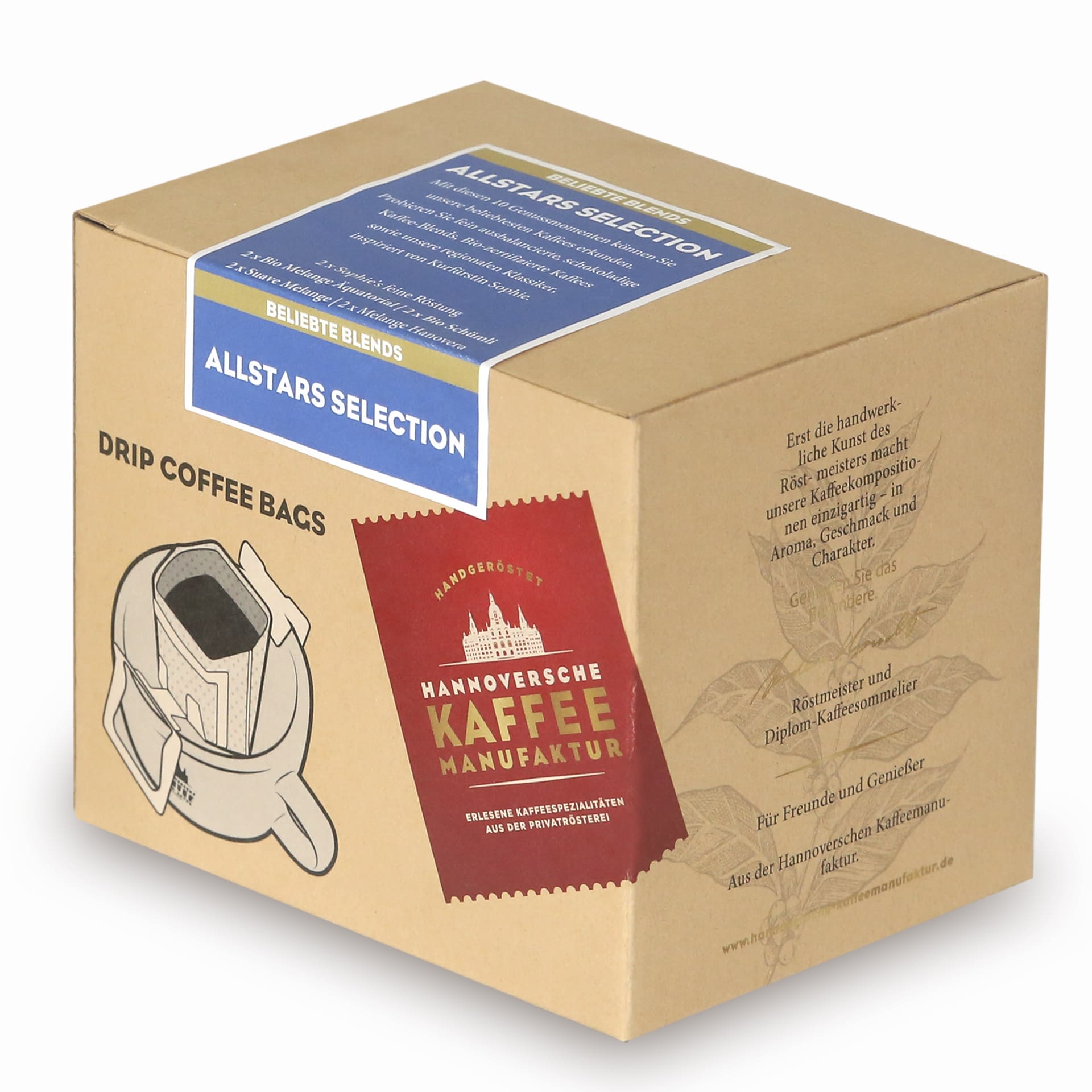 Drip Coffee Box: Allstars Selection – Hannoversche Kaffeemanufaktur